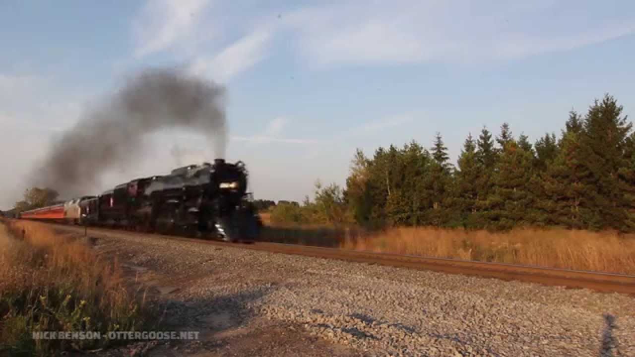 Milwaukee Road 261 Steam Train Rollby; Isanti, MN - YouTube
