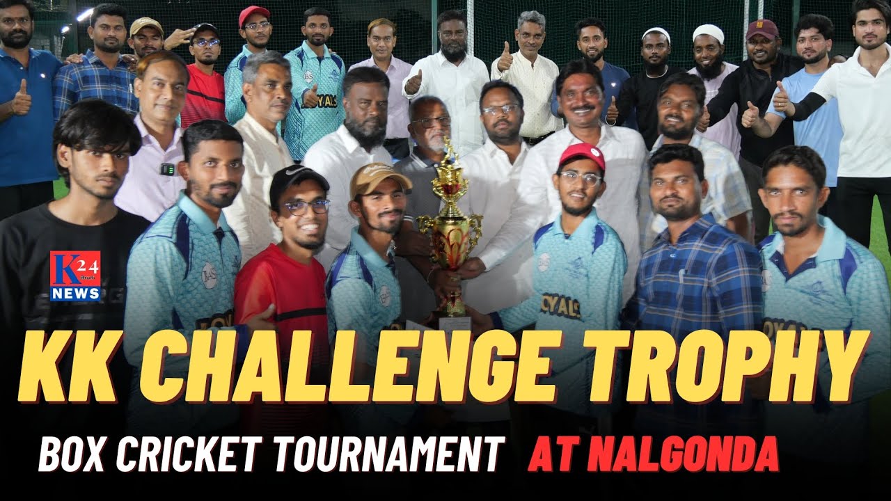 BOX CRICKET TOURNAMENT AT NALGONDA || KK CHALLENGE TROPHY || FAINAL ...