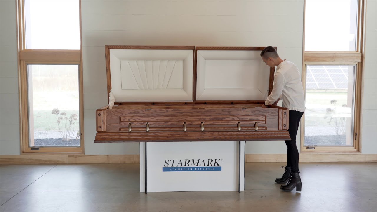 How To Setup Your Starmark Ceremonial Rental Casket - YouTube