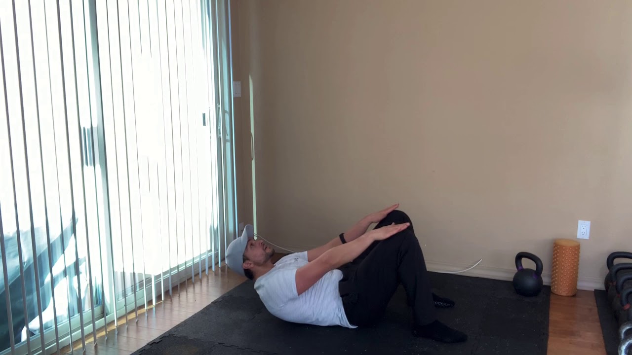 How To Do Sliding AB Crunches - YouTube