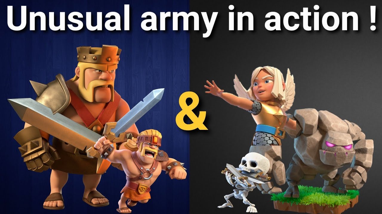 Super Blimp DAY 1 - Golems and Super Barbarians !! - YouTube