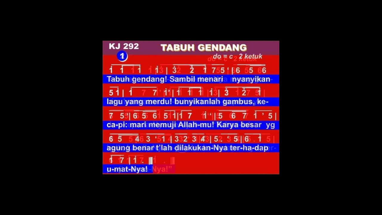 MARI BERMAZMUR || KJ No. 292 || TABUH GENDANG || #kidungjemaat #shortsyoutube - YouTube