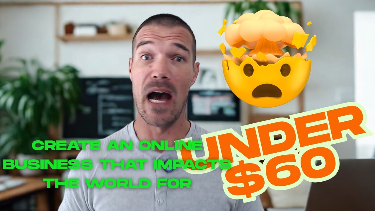 How To Create An Online Business For Under $60 - YouTube