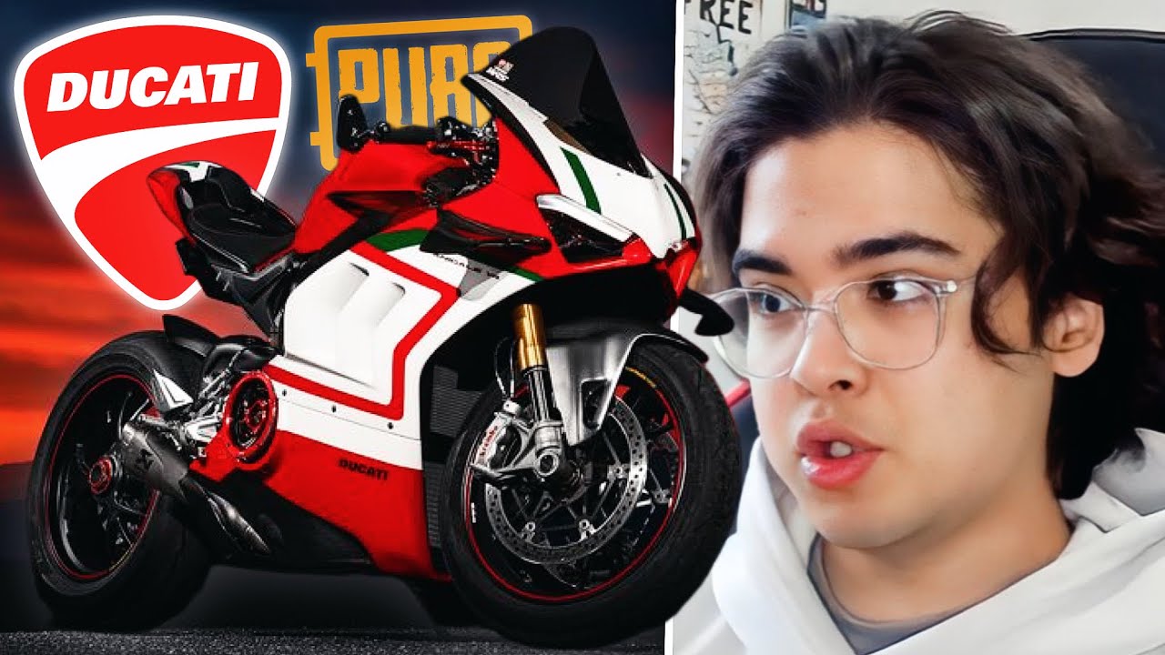 موتور دوکاتی به پابجی آمد 😱 DUCATI SKIN - YouTube