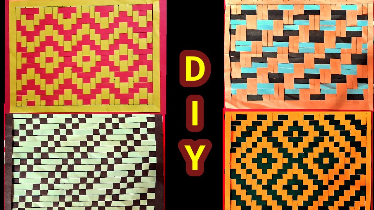 "How to Make Easy & Beautiful Paper Weaving Designs | DIY Craft Ideas ...