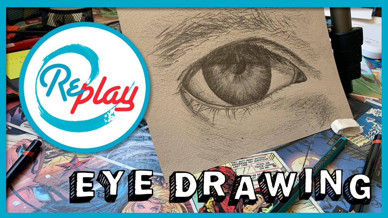 Art Tutorial – Tonal Eye Drawing - YouTube