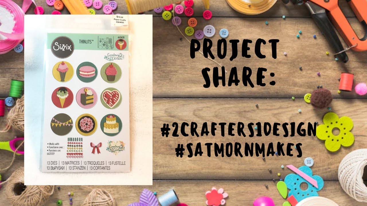 Saturday Morning Crafting #2crafters1design #satmornmakes - YouTube