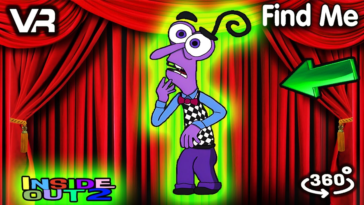 Can you Find Fear - Inside Out 2 360VR🔍FIND Fear in the caver 360 VR ...