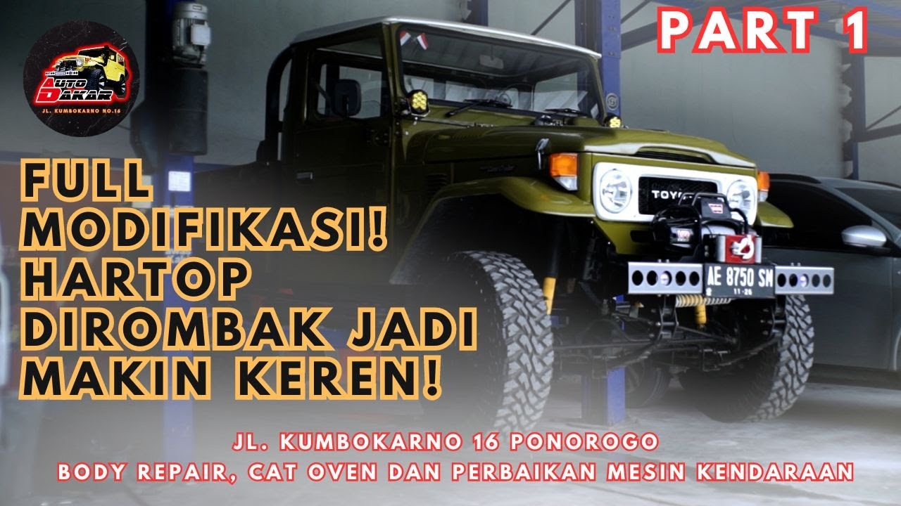 MODIFIKASI HARTOP BAK TERBUKA JADI LEBIH GAGAH DAN NYAMAN! | PART 1 ...