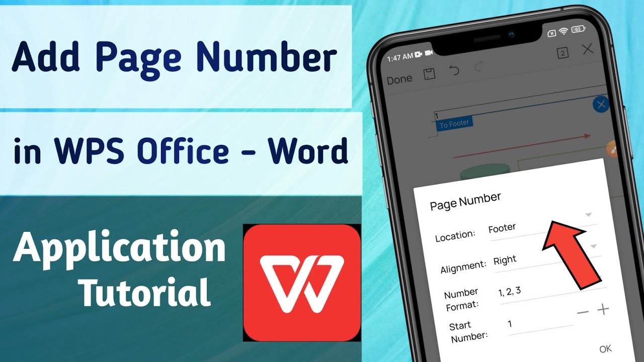 How To Add Page Numbers On Word Document Files In WPS Office Word App How To Add Page Numbers On Word Document Files In WPS Office Word App
