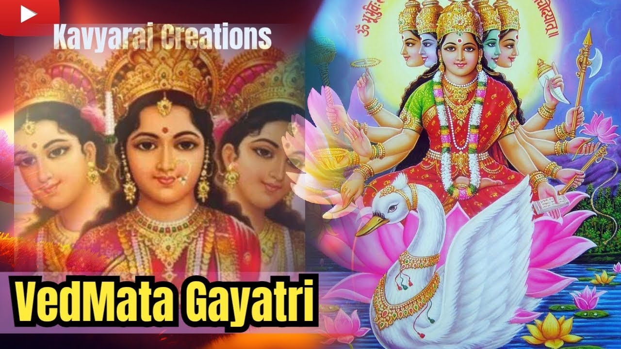 VedMata Gayatri 🙏| The Mother of Four Vedas | Kavyaraj Creations | # ...