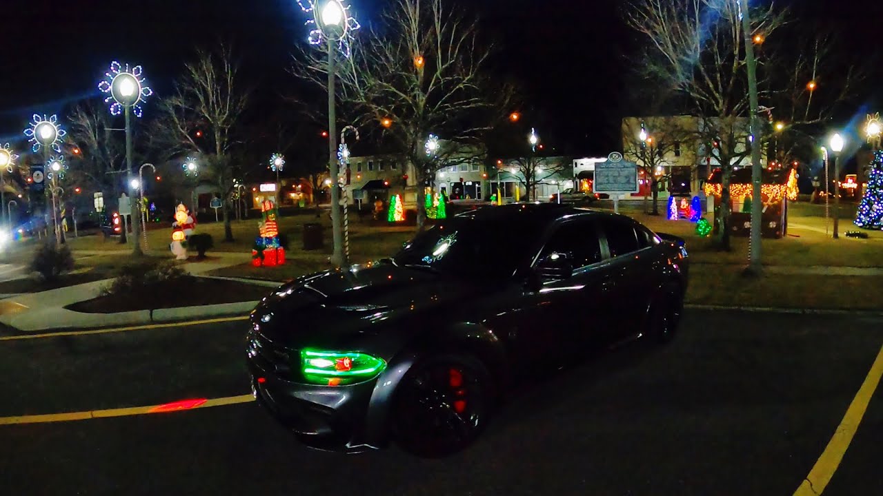 HOLIDAY NIGHT WIDEBODY HELLCAT CITY POV - YouTube