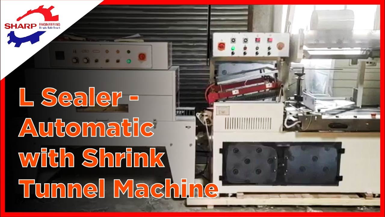 Automatic Sealing Machine with Shrink Tunnel Machine | Sharp ...