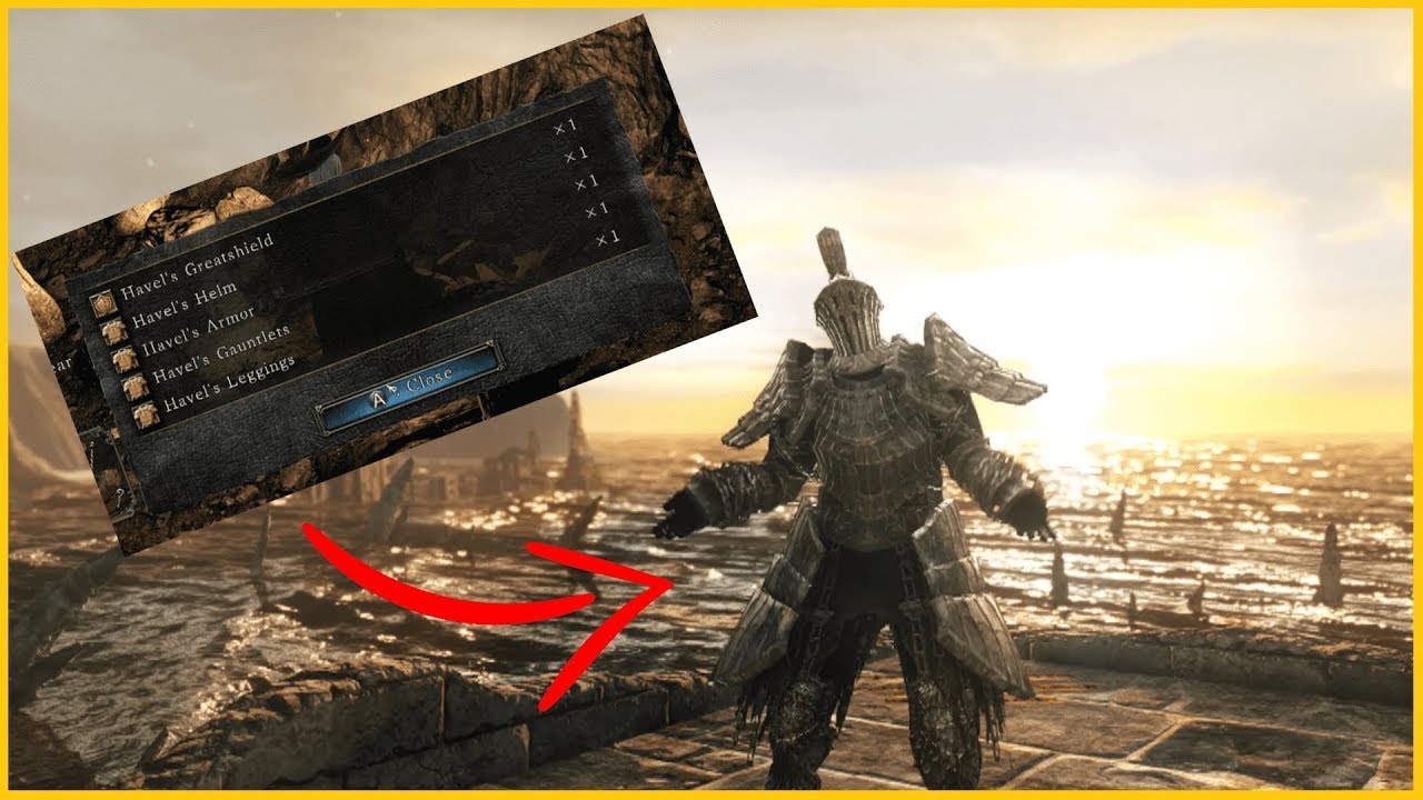 Dark Souls 2: SOTFS | Havel's Greatshield and Armor Set Location - YouTube