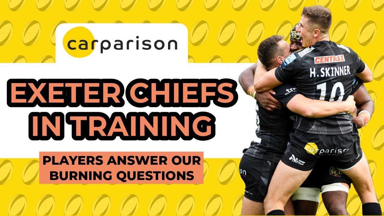 Exeter Chiefs in training - players answer our burning questions - YouTube