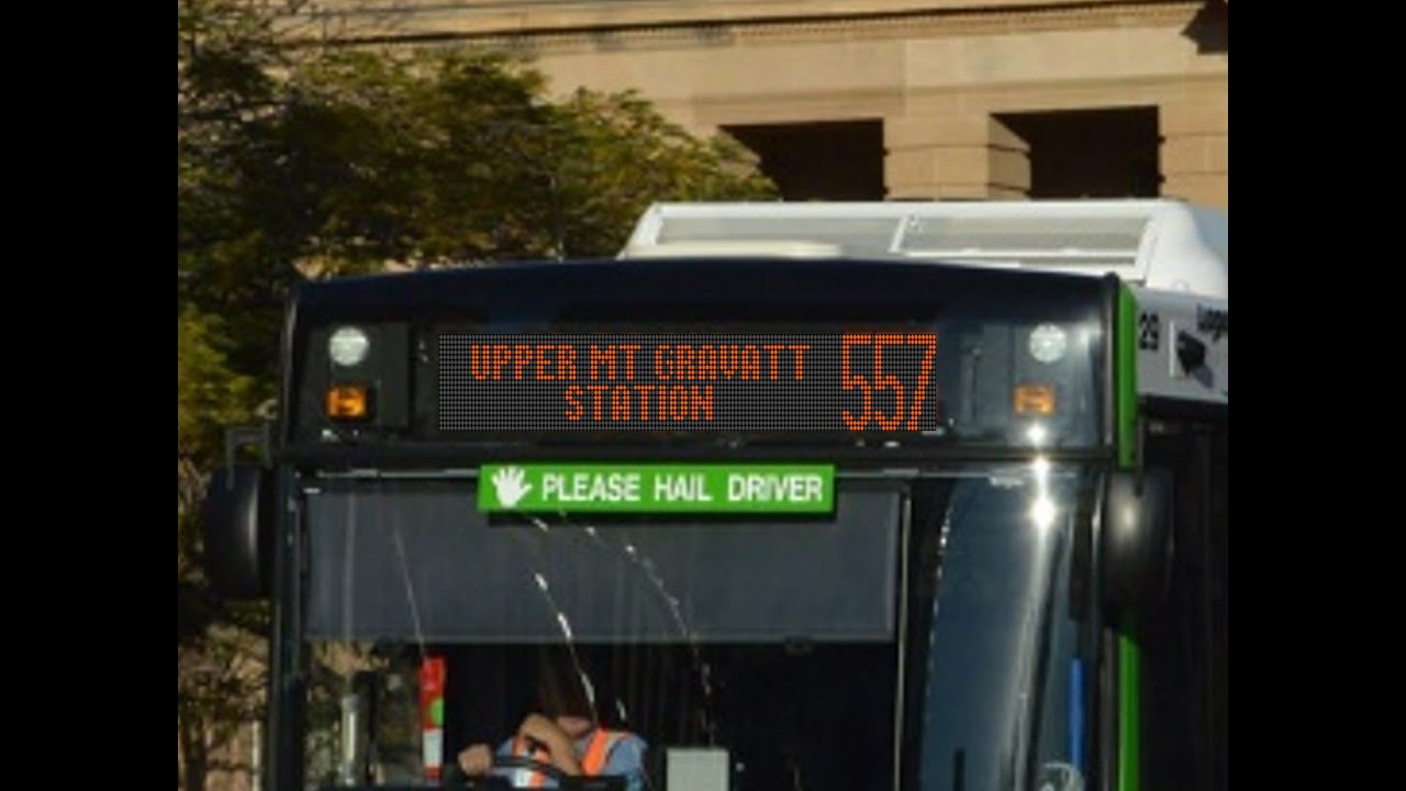 Route 557 Springwood Station to Upper Mount Gravatt Station - YouTube