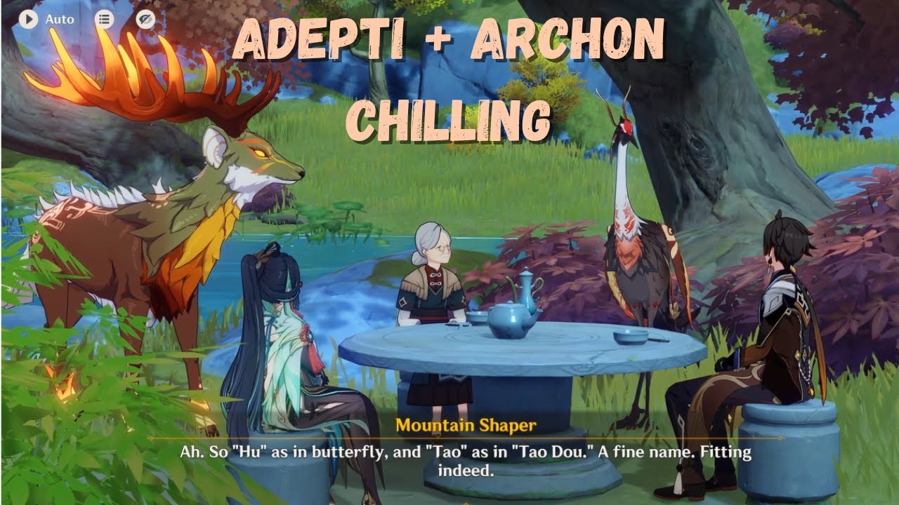 Zhongli Xianyun and the Adepti Talking About Hu Tao CN Dub | Genshin ...