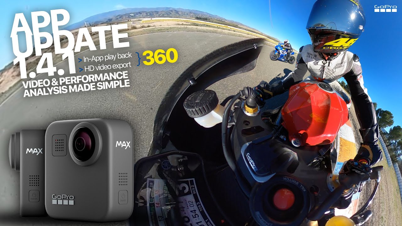 Track Day Genius App - GoPro MAX (360) with telemetry with G-frames ...