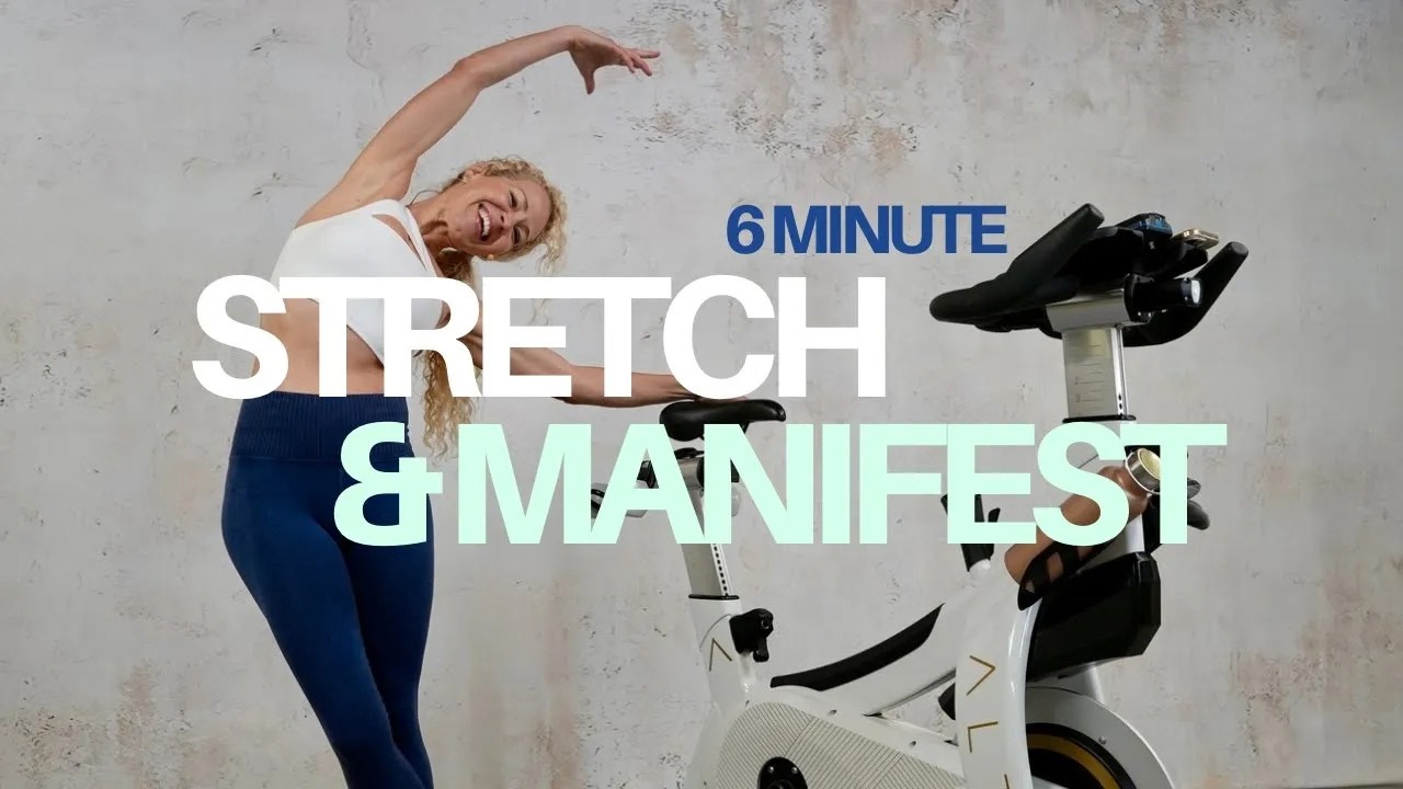 6-Minute Post Cycling Stretch & Manifest - YouTube