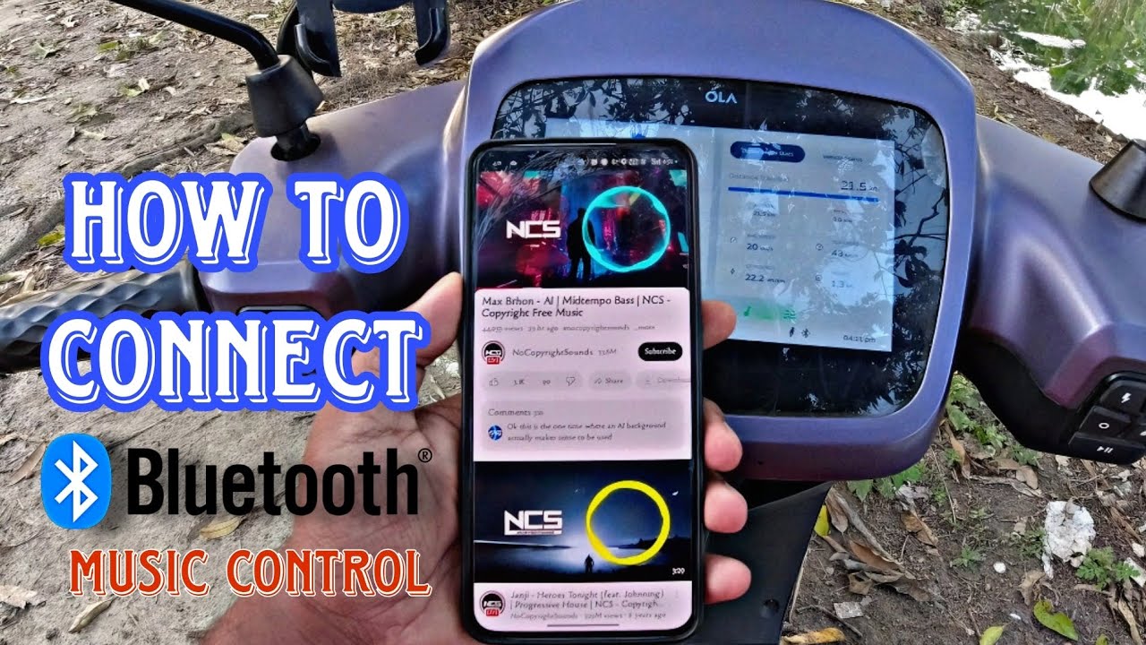 How To Connect Bluetooth In Ola Electric Scooty 🛵 - YouTube