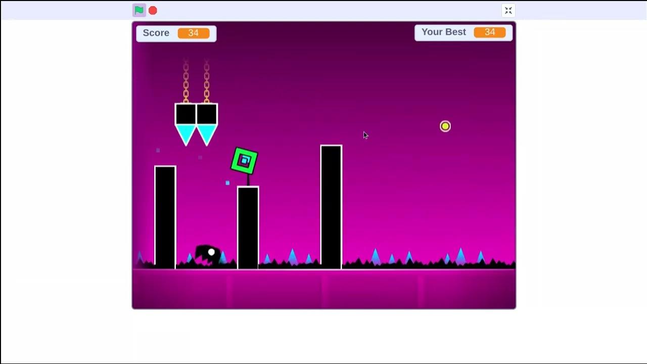 Geometry dash subzero (scratch) - YouTube