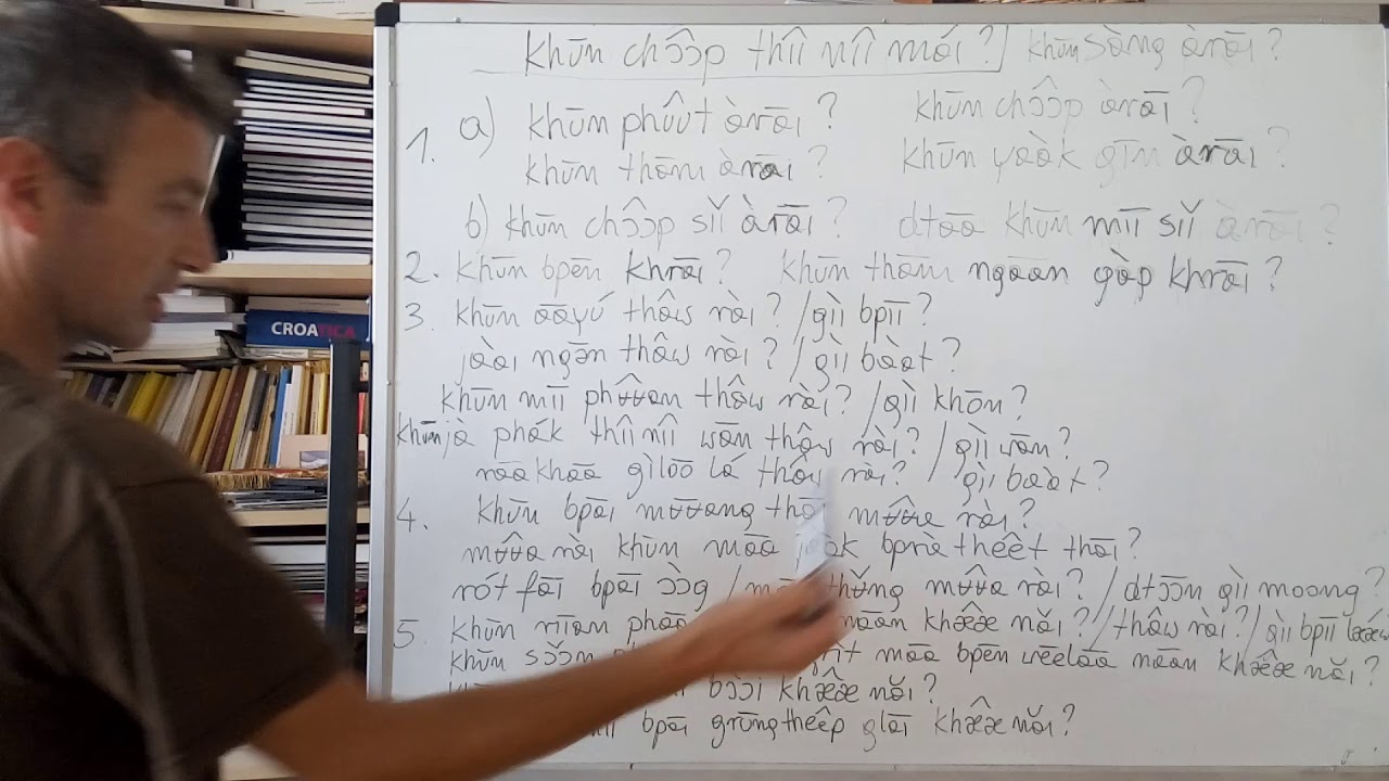 #7 język tajski; pytania szczegółowe jak, co, gdzie, kiedy, ile, itd ...