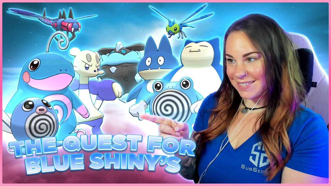 I SHINY HUNTED all of the BLUE shiny Pokemon in the Teal Mask DLC ...