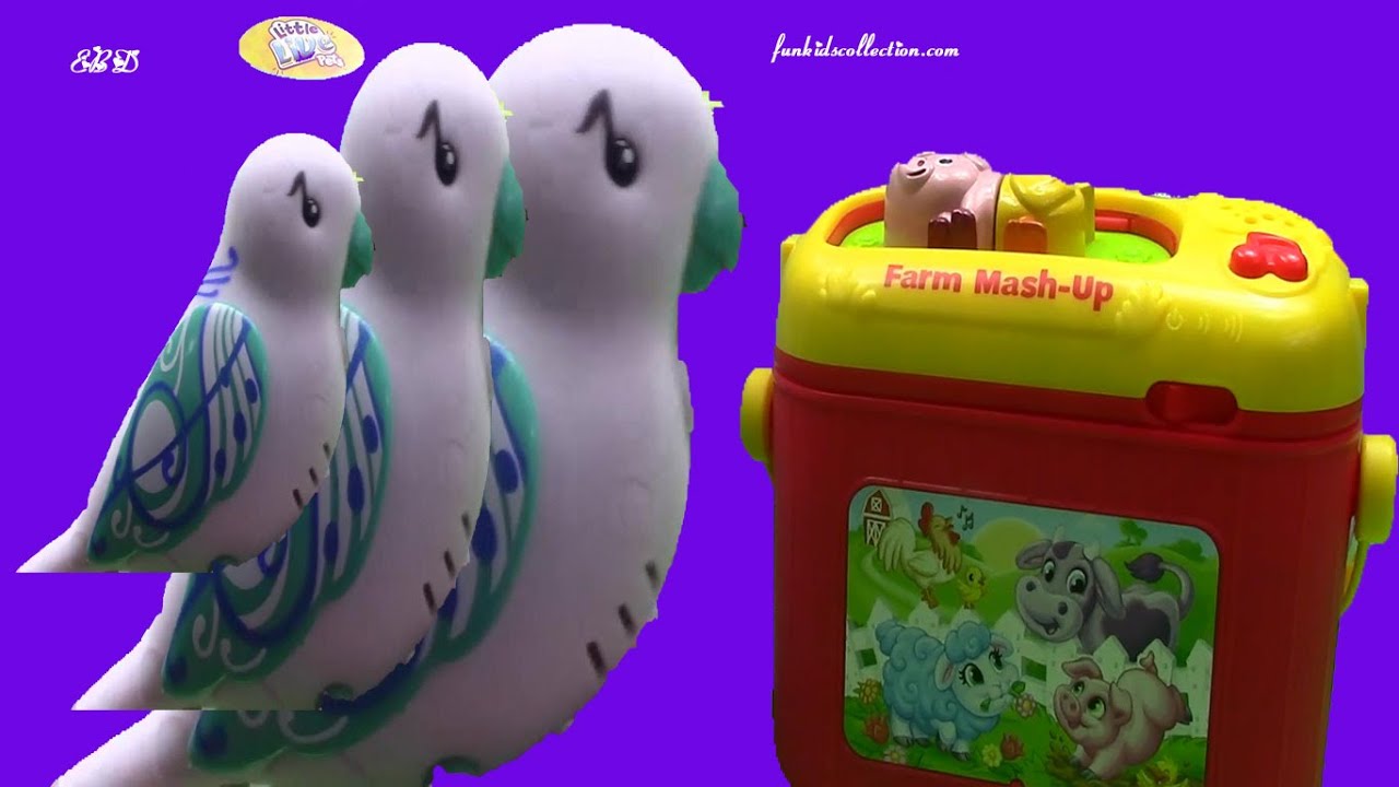 Little Live Pets S2 Bird with Cage Singalong Sammy, LeapFrog Farm Mash ...