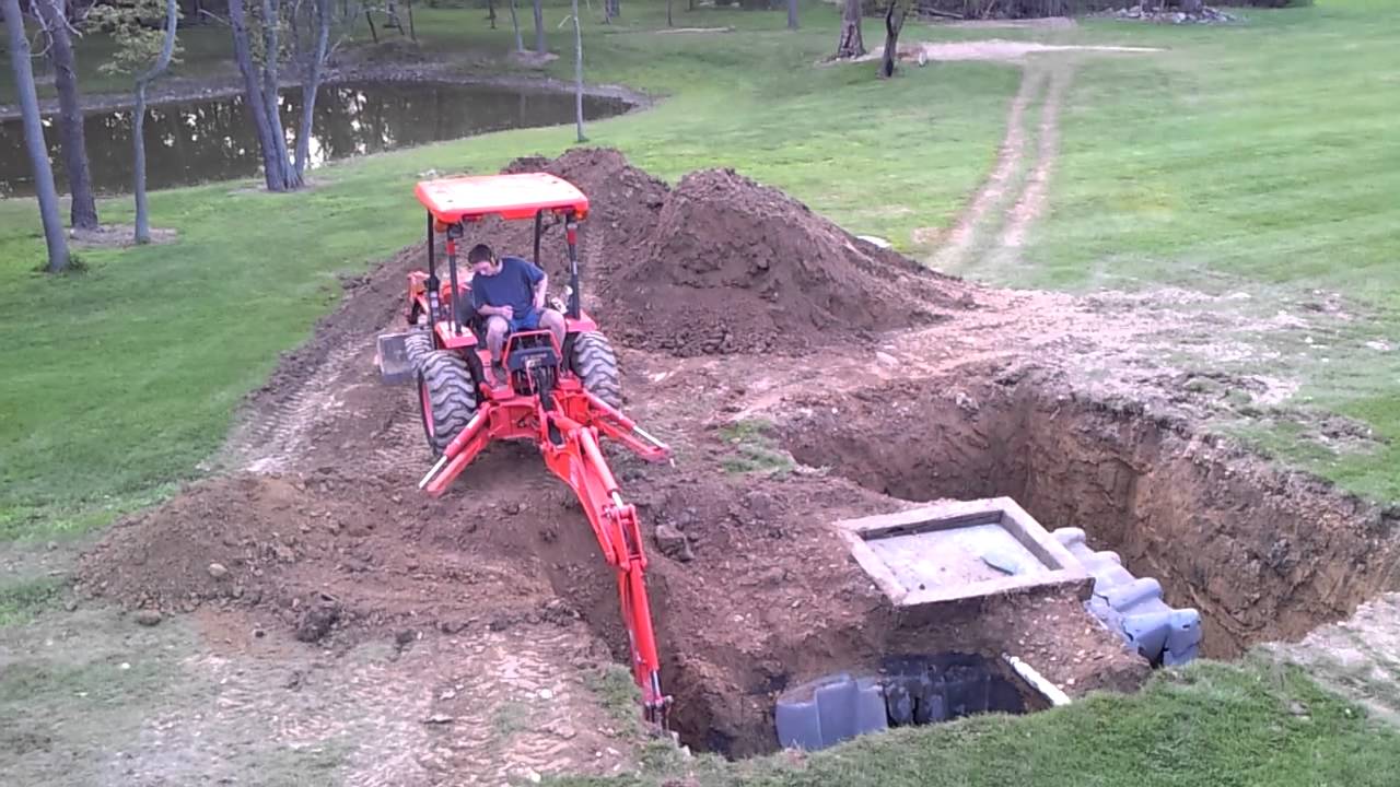 Digging out our failed Premier Tech EcoFlo Biofilter fiberglass peat ...