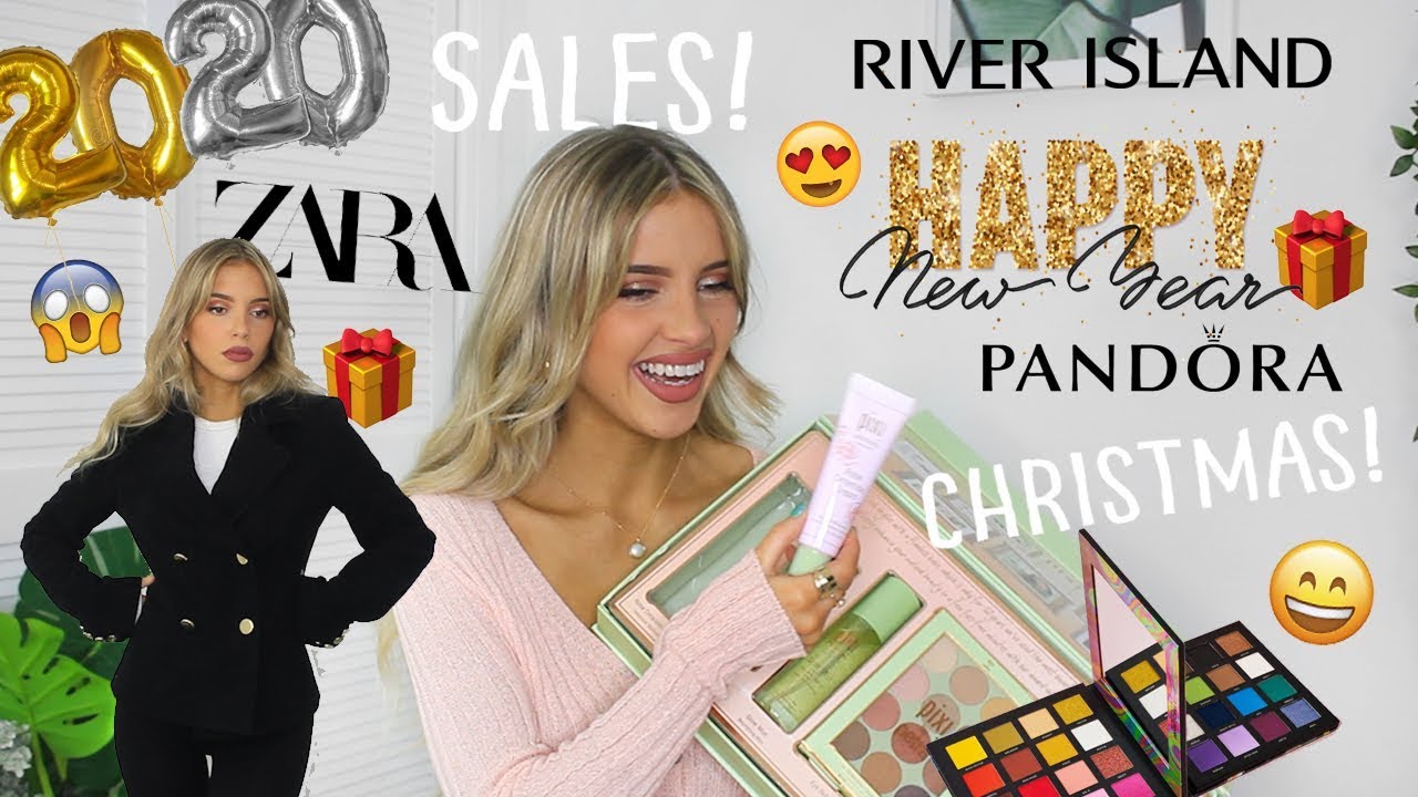 HAPPY NEW YEAR! BOXING DAY SALES TRY ON HAUL 🤑 WHAT I GOT FOR CHRISTMAS ...