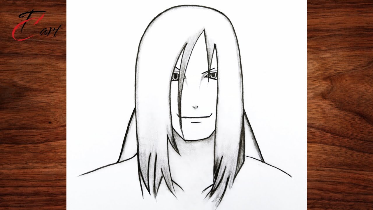 How to Draw Orochimaru ️ | Naruto Anime Drawing | Easy Pencil Sketch ...