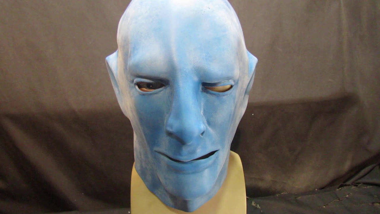 Greyland Film Blue Man Soft Latex Mask - YouTube