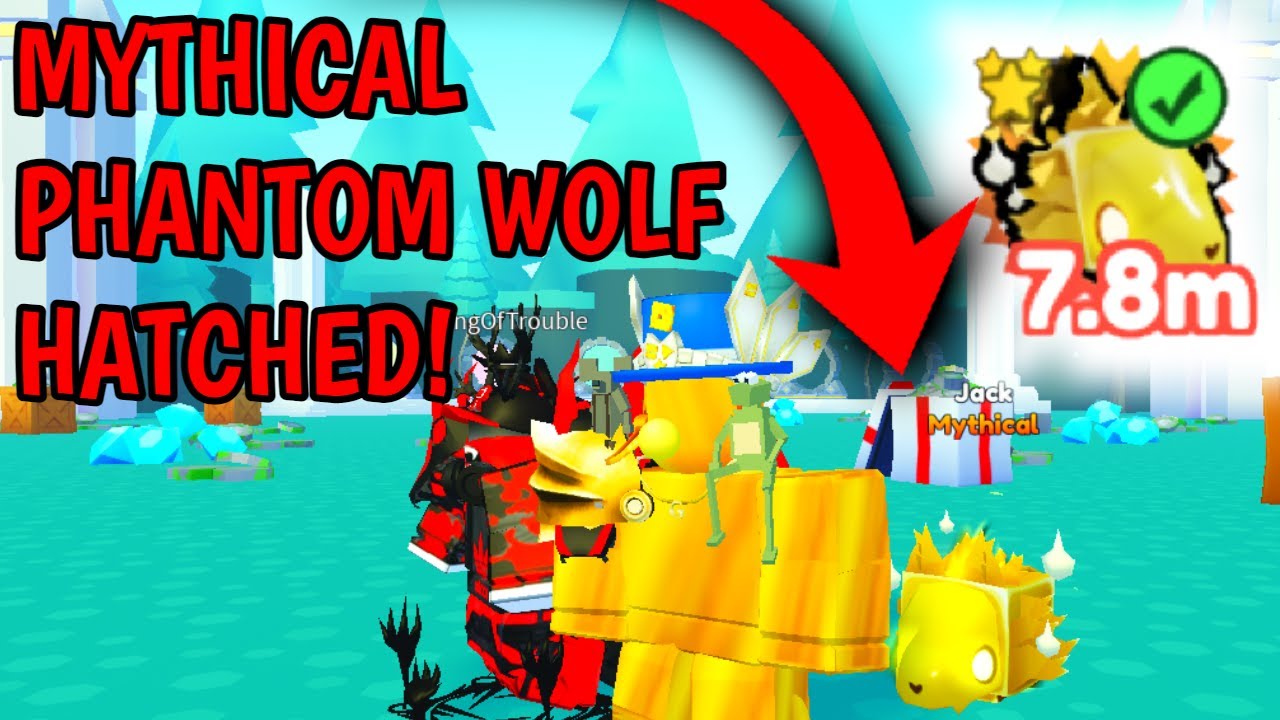 FIRST Mythical Phantom Wolf HATCHED | Pet Simulator X | Roblox - YouTube