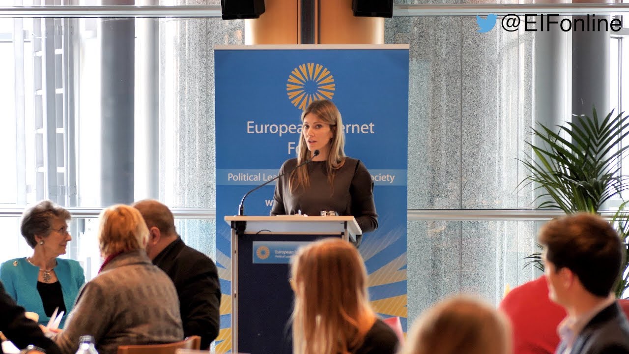 Eva Kaili MEP and EIF Steering Committee Member on Fake News & Hate ...