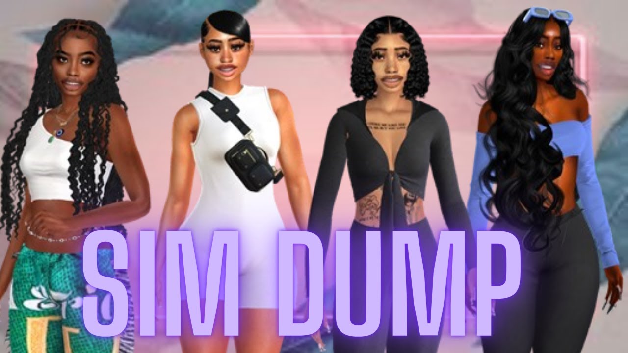 FREE‼️ Urban Sim Dump | Sims 4 CAS | ️CC Links & Sim Download ️ - YouTube