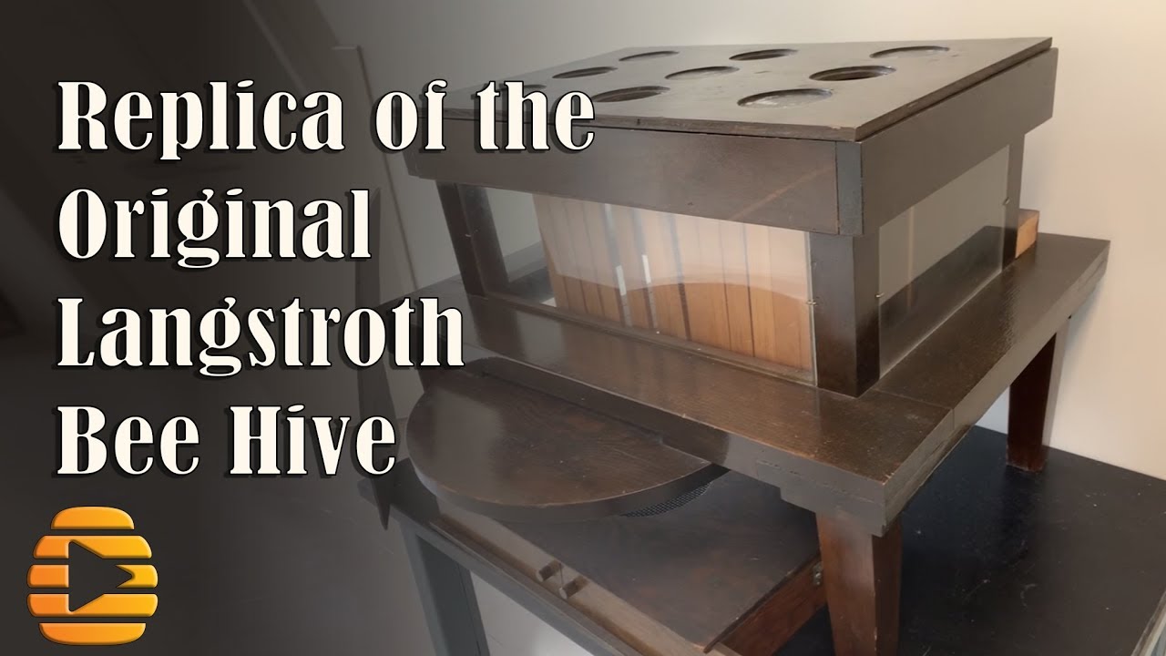 Replica of the original Langstroth honey bee hive - Beekeeping history ...