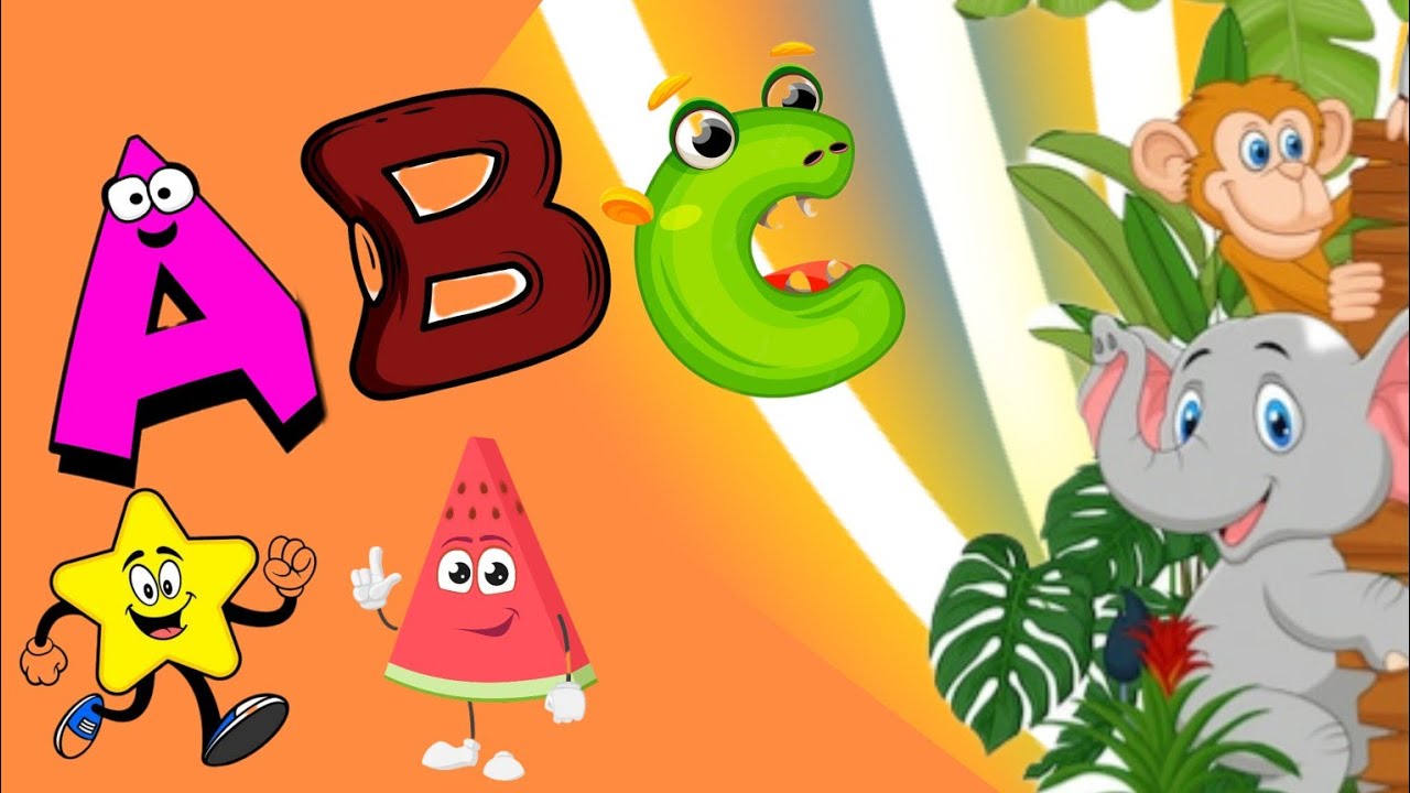 ABCD | Best Learn ABC and shapes | PhonicSong| KidsEducation | #shapes ...