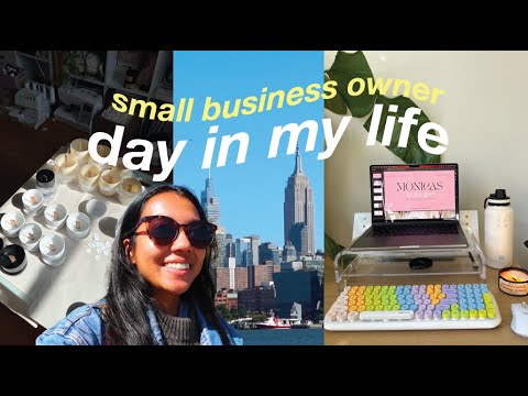 small business owner day in my life vlog // feeling sick, new shipping ...