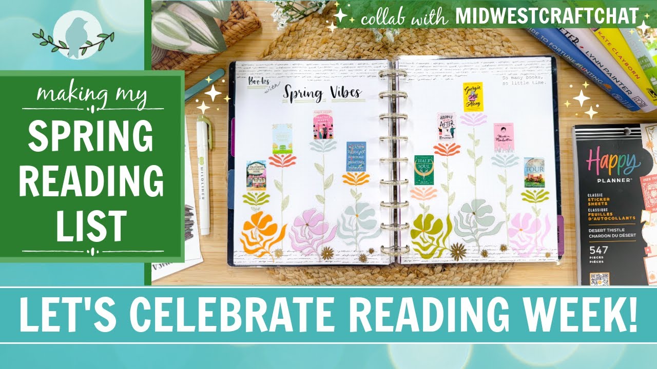 My Spring Reading List | Spring Vibes TBR Reading Journal Page | Collab ...