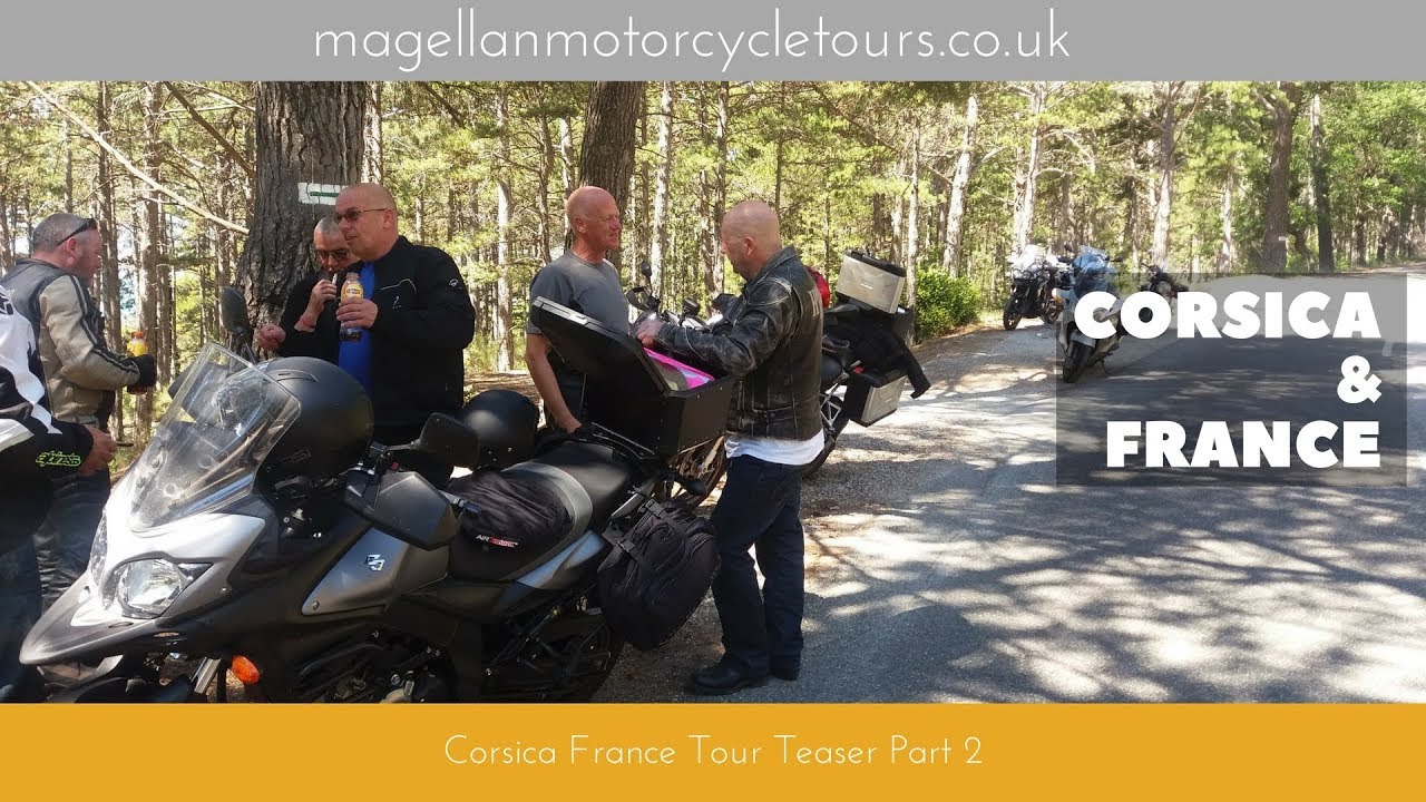 Magellan Motorcycle Tours. Corsica, France: tour trailer part 2 - YouTube