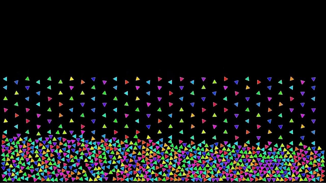 Falling triangles - YouTube
