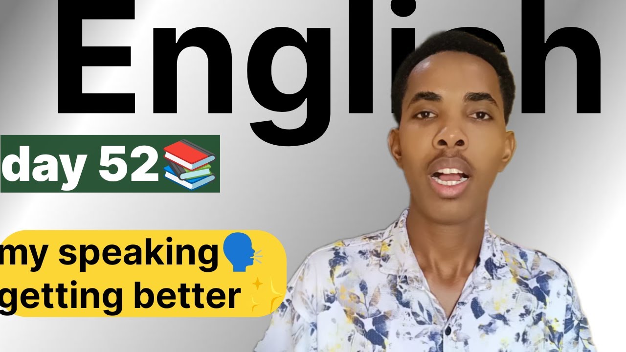 Day 52 of my learning English in front of the camera(speaking English)# ...