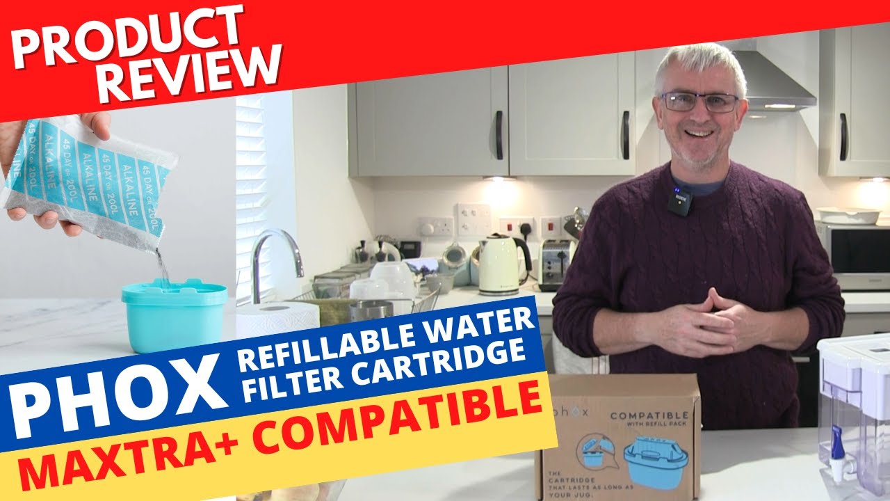 Phox Water Filter. A refillable alternative to a Brita Maxtra Water ...