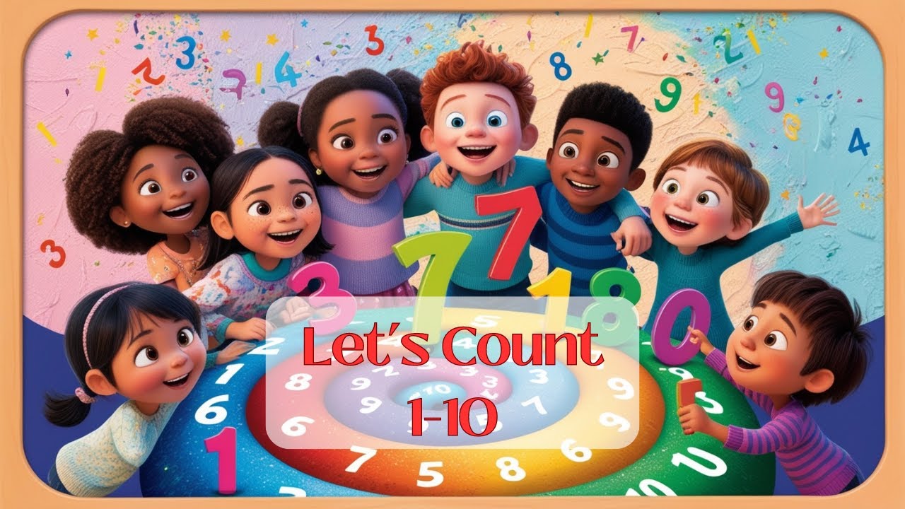 Learn To Count From 1-10 Song For Kids - YouTube