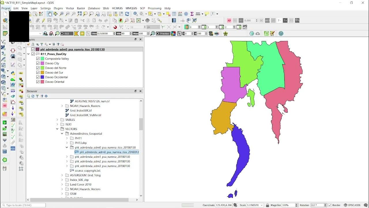 Laboratory 10 Creating a Simple Map Layout - YouTube