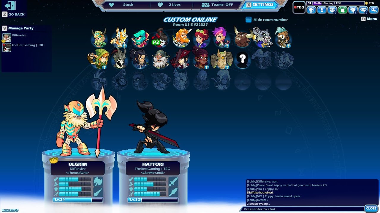 THEBESTGAMING VS DIFFENSIVE!!!! - BRAWLHALLA - YouTube