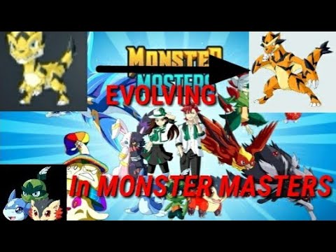 How to evolve TINYX into VOLTREX in monster masters game - YouTube