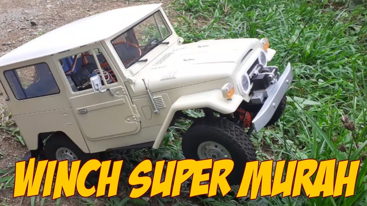 Test CHEAP WINCH Mini RC Adventure WPL C-34, WPL WINCH - YouTube
