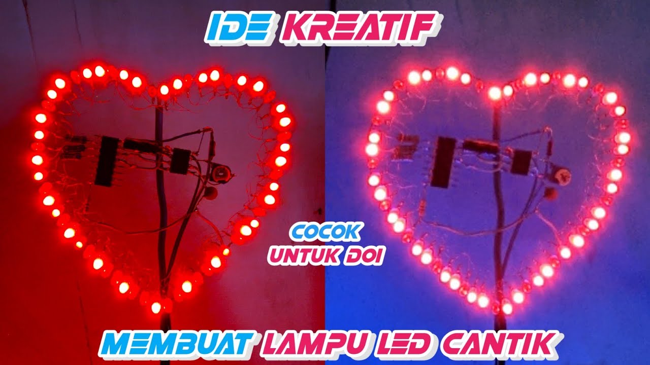 Membuat Led Berjalan Dengan Sangat Mudah || IC 4017 dan NE555 ...