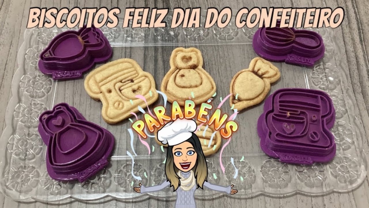 Kit de Biscoitos Especiais para o Dia do Confeiteiro - Amazing Cookies ...